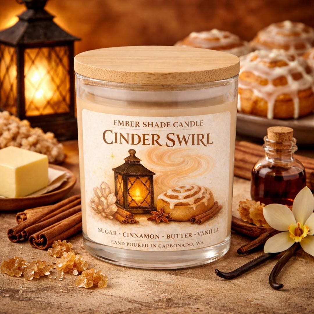 Ember Shade - Cinder Swirl - Sugar, Cinnmon, Butter & Vanilla - Etsy