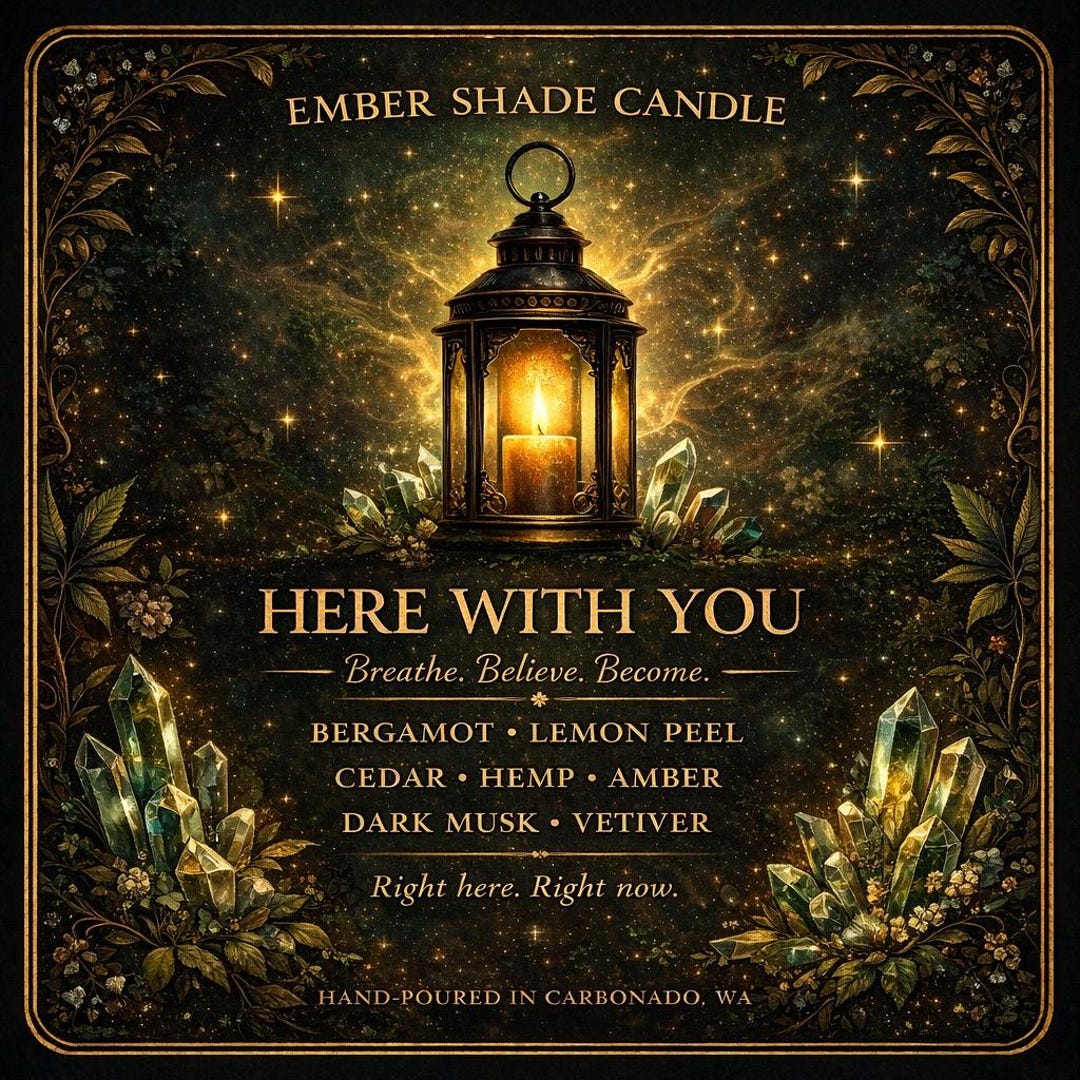Ember Shade - HERE WITH YOU – Ember Shade Ritual Candle - Etsy