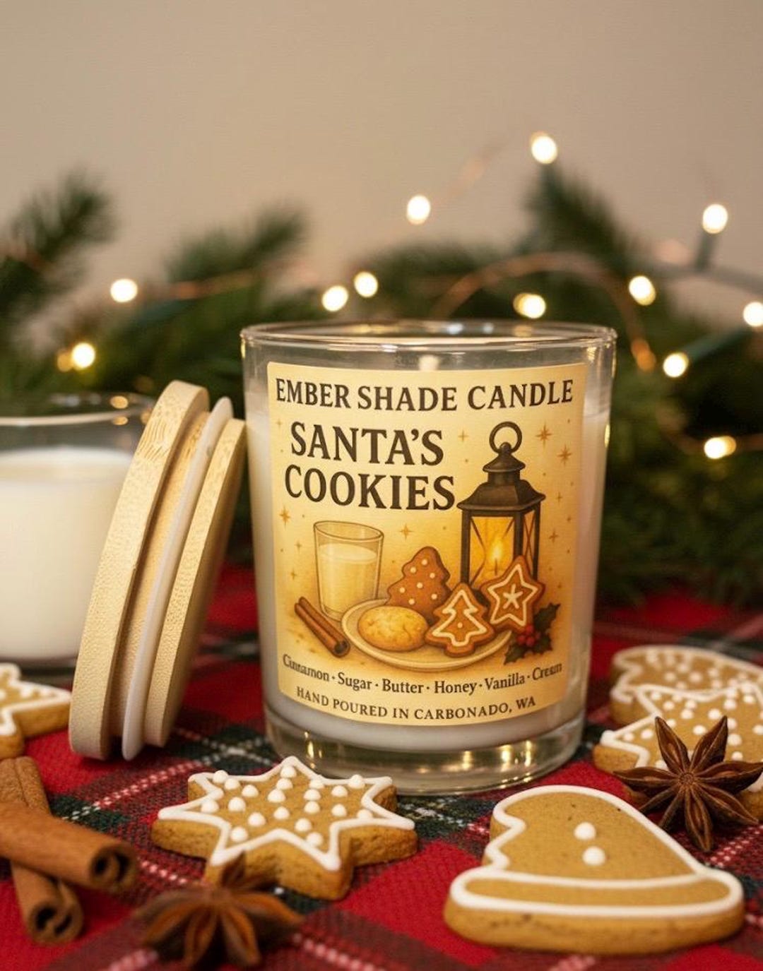 Ember Shade Santa’s Cookies - Cinnamon, Sugar, Butter, Honey, Cream. - Etsy