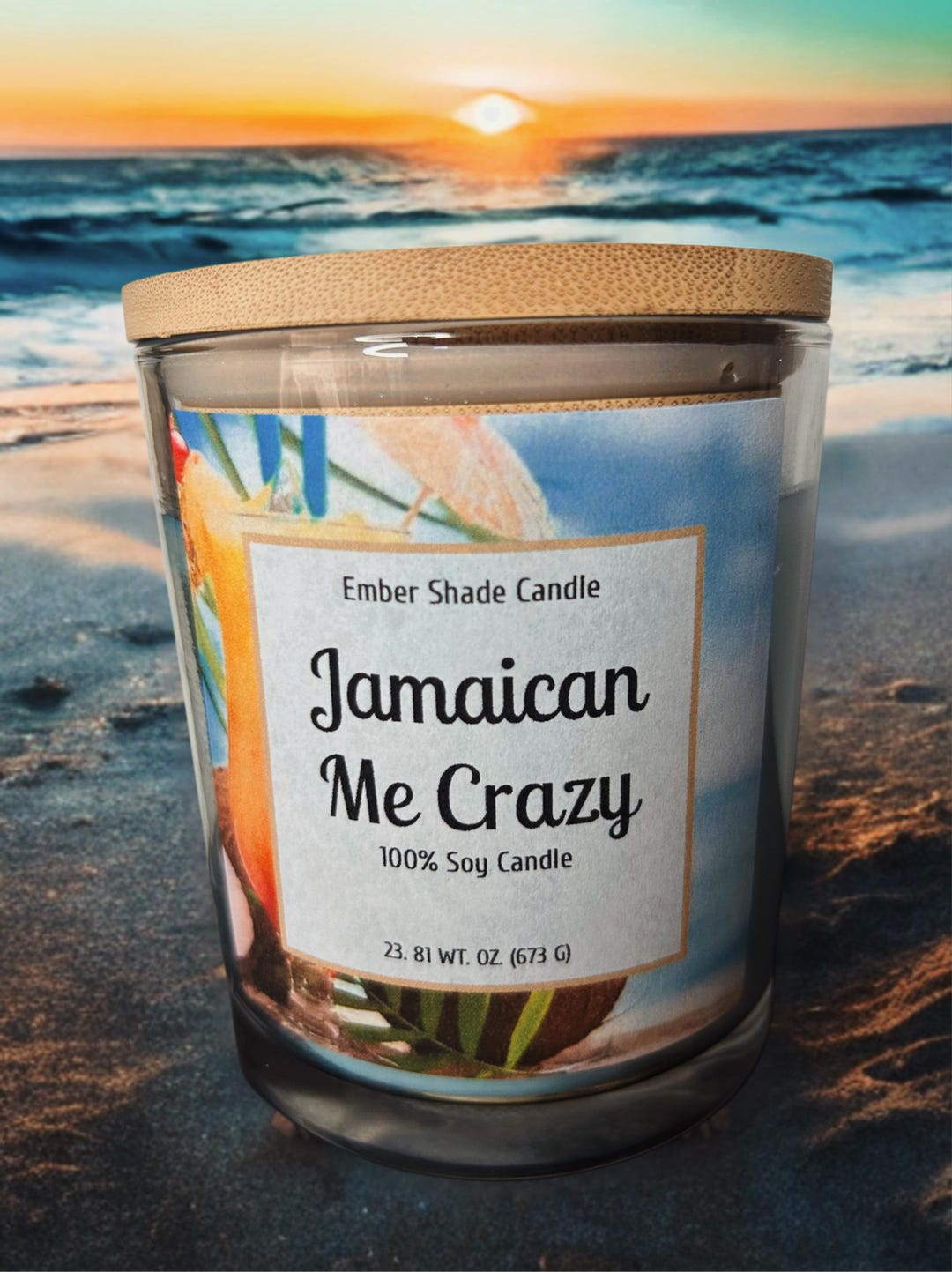 Jamaican Me Crazy Candle- Tropical Fruit & Rum Scented - Etsy
