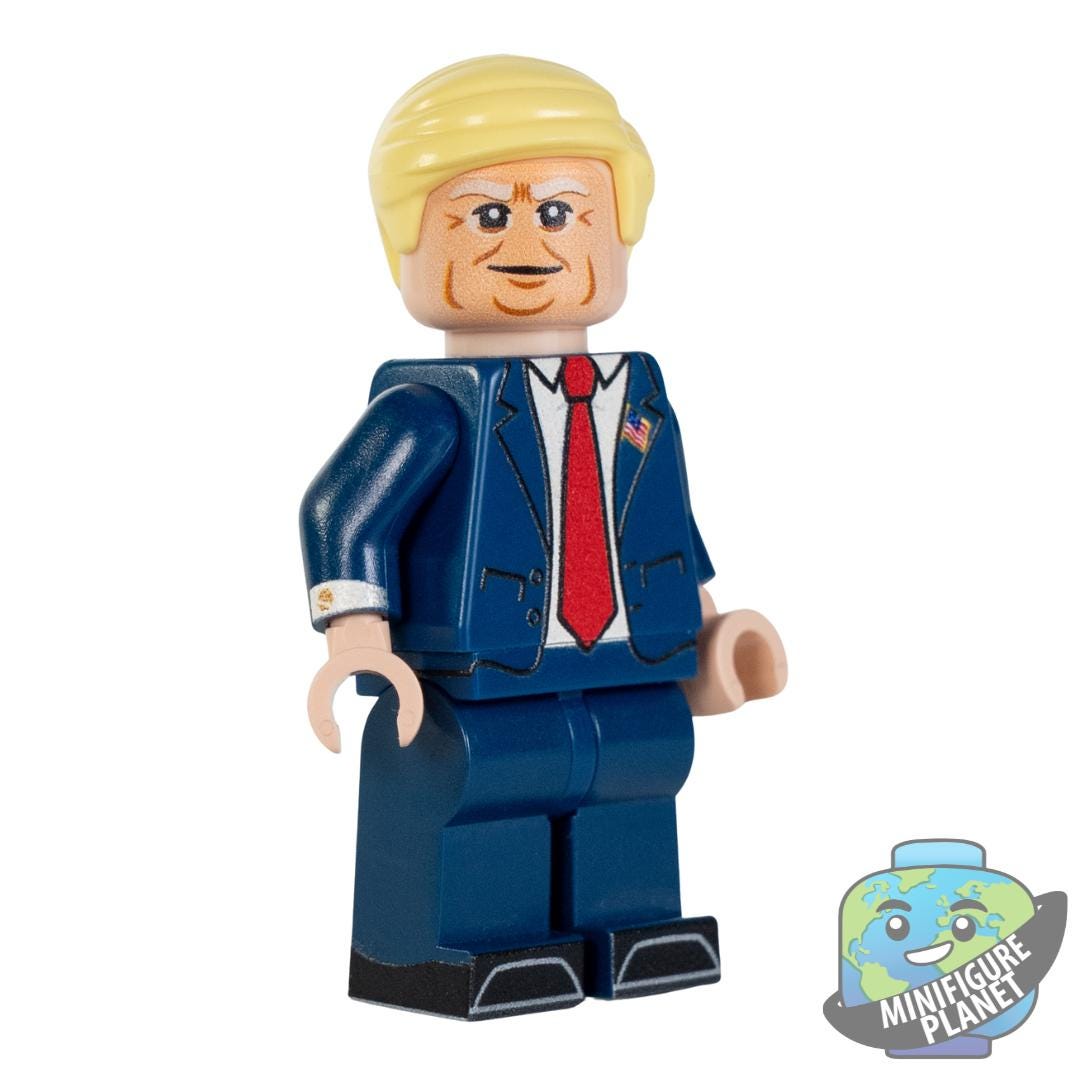 Lego Donald Trump - Custom Printed Minifigure - Etsy