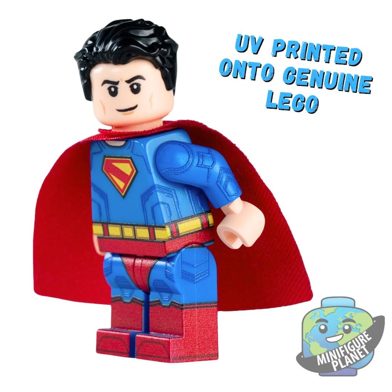 Lego Man of Bricks - Custom UV Printed Figure - Etsy