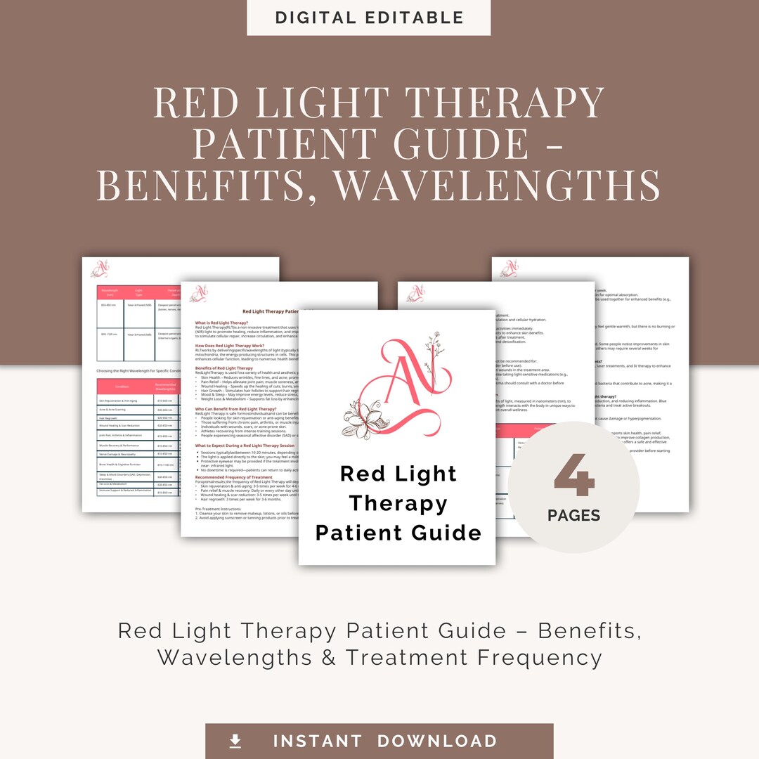 Guide du patient pour la luminothérapie par la lumière rouge ...