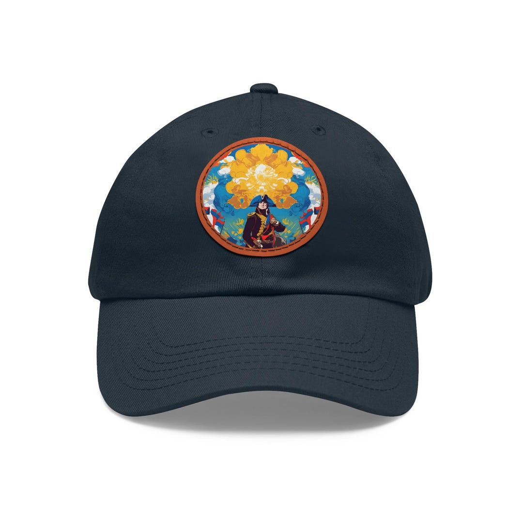 Napoleon Bonaparte / Dad Hat With Leather Patch round - Etsy