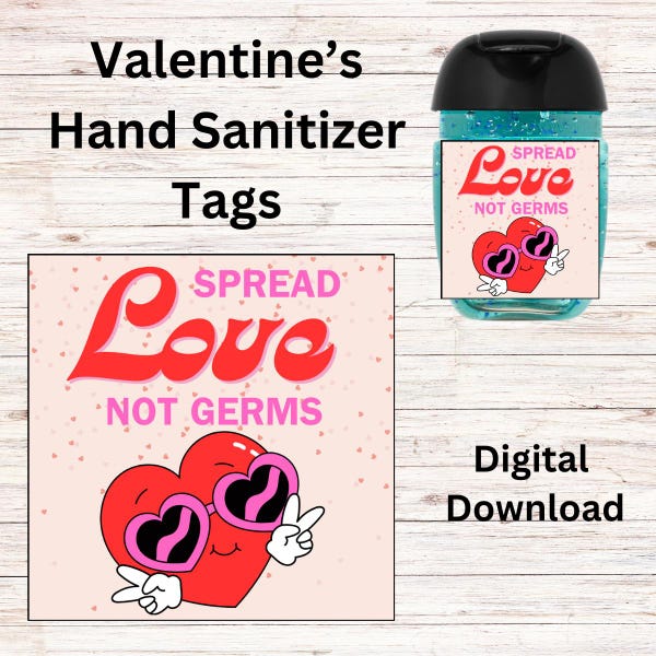 Spread Love Not Germs - Etsy