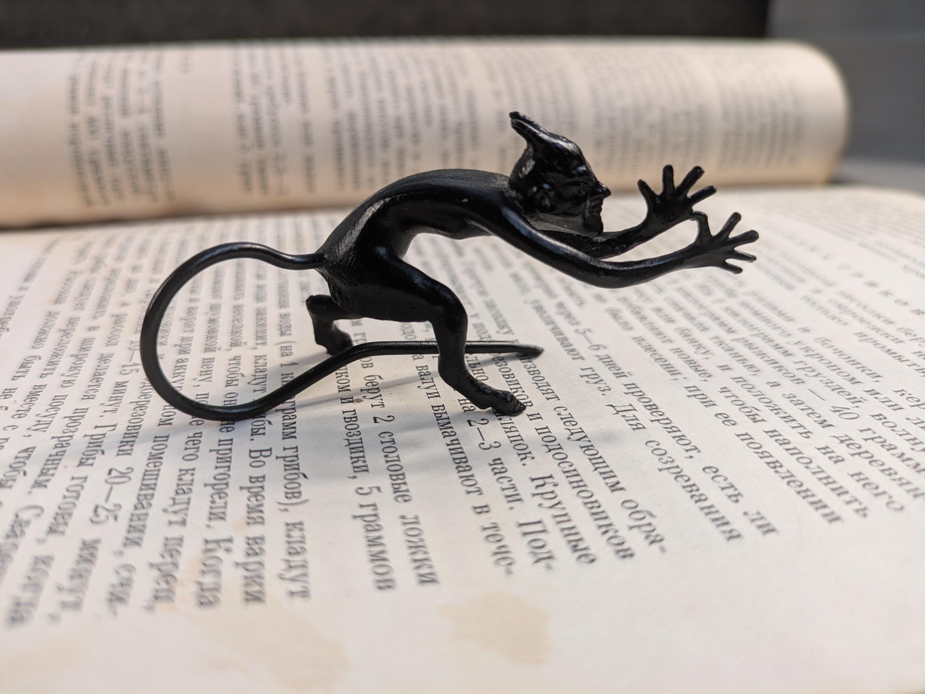 Small Soviet Devil From Kasli. Antique Cast Iron Devil. Decorative ...