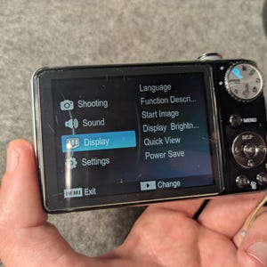 Samsung PL150 Dual Screen Digital Camera: 12MP Compact Point & Shoot ...