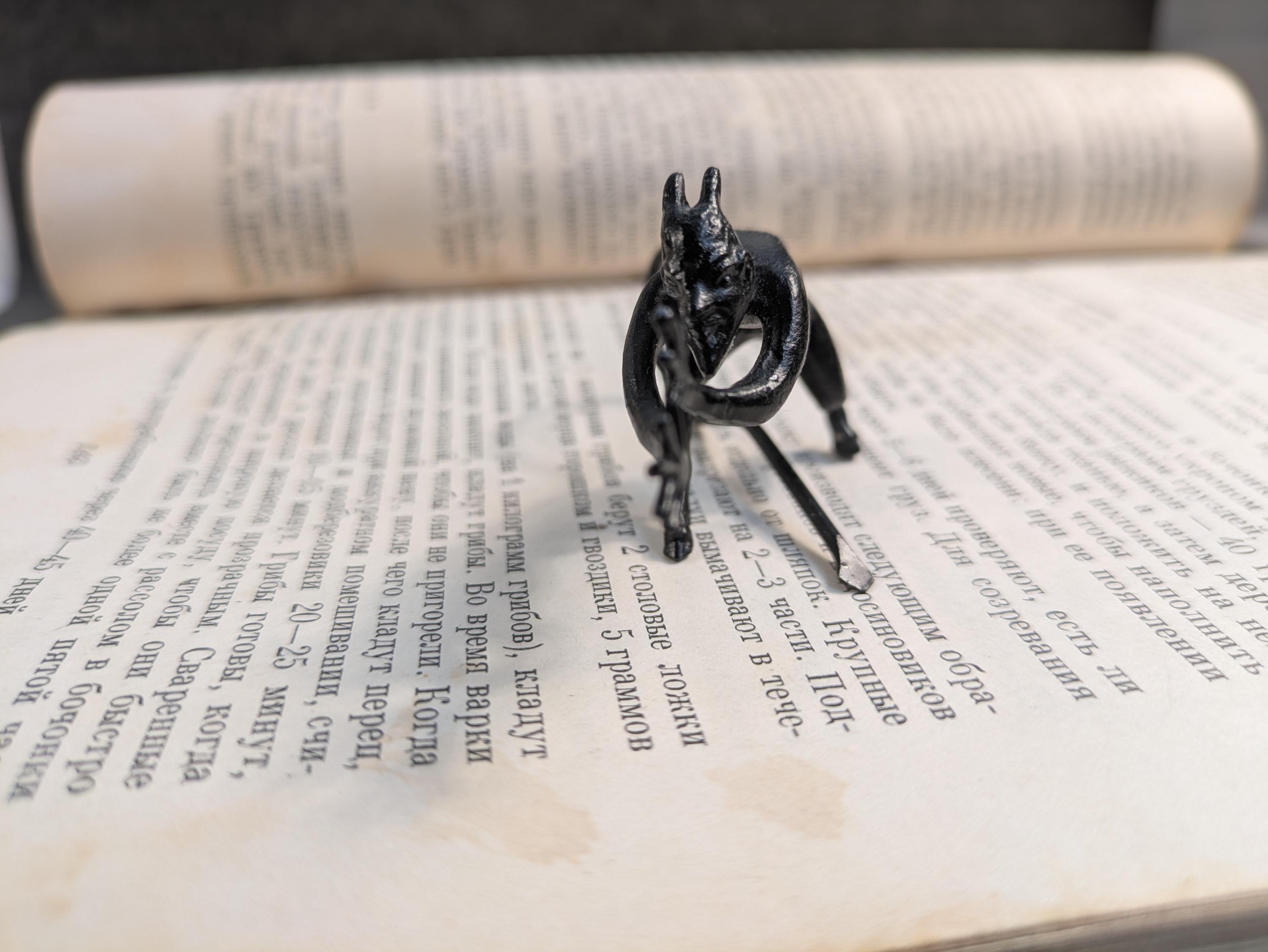 Small Soviet Devil From Kasli. Antique Cast Iron Devil. Decorative ...