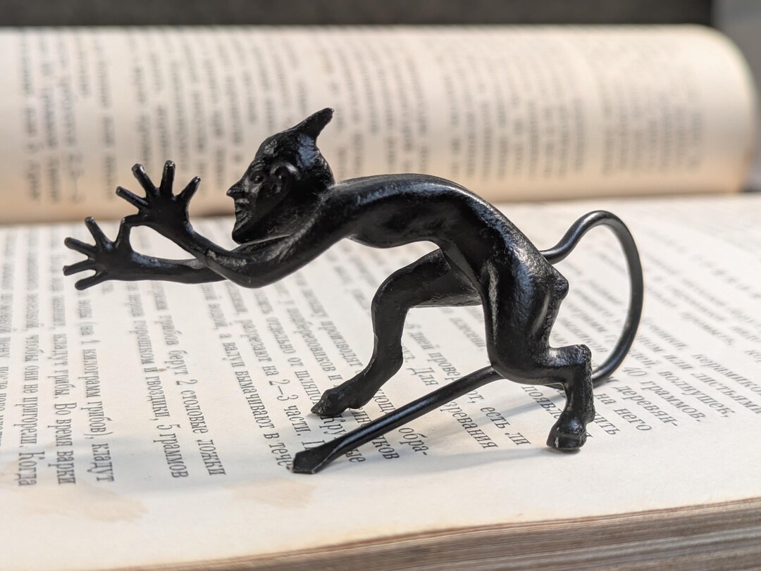 Small Soviet Devil From Kasli. Antique Cast Iron Devil. Decorative ...