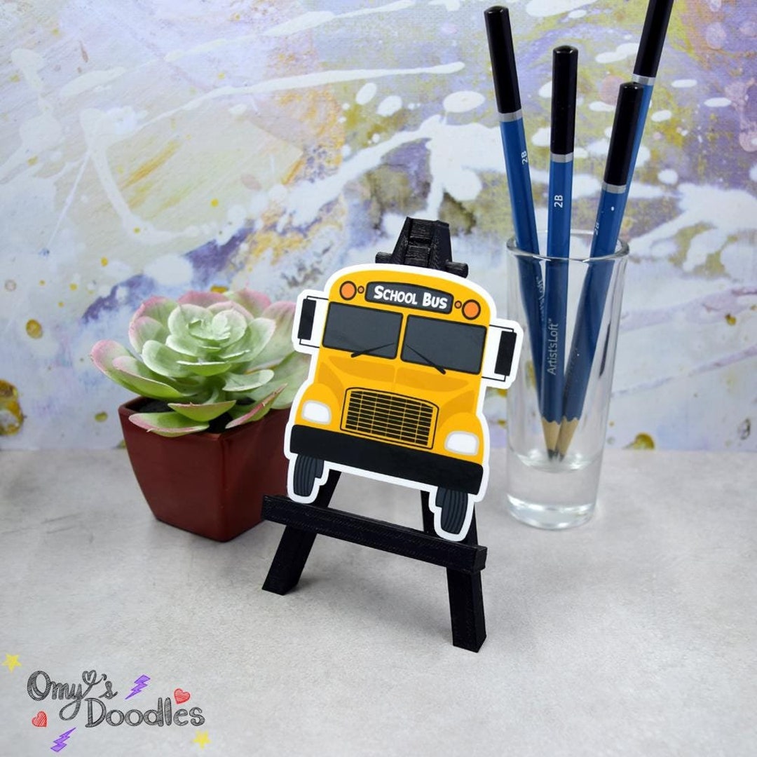 School Bus Die Cut Sticker Waterproof Sticker Vinyl Sticker Decal ...