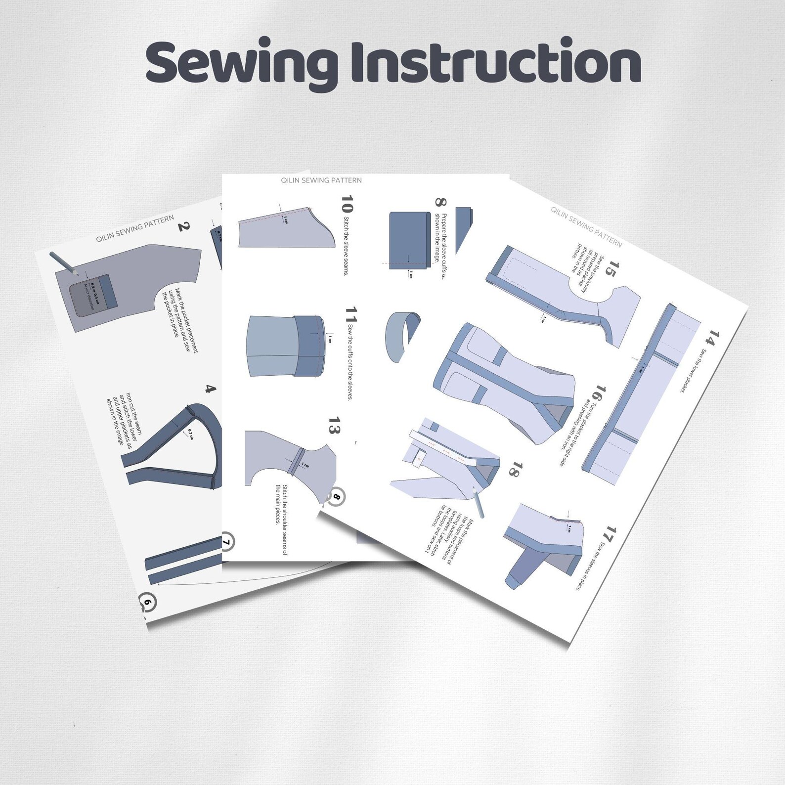 Cardigan Sewing Pattern for Women Easy DIY Knit Cardigan Sizes XXS-XXL ...