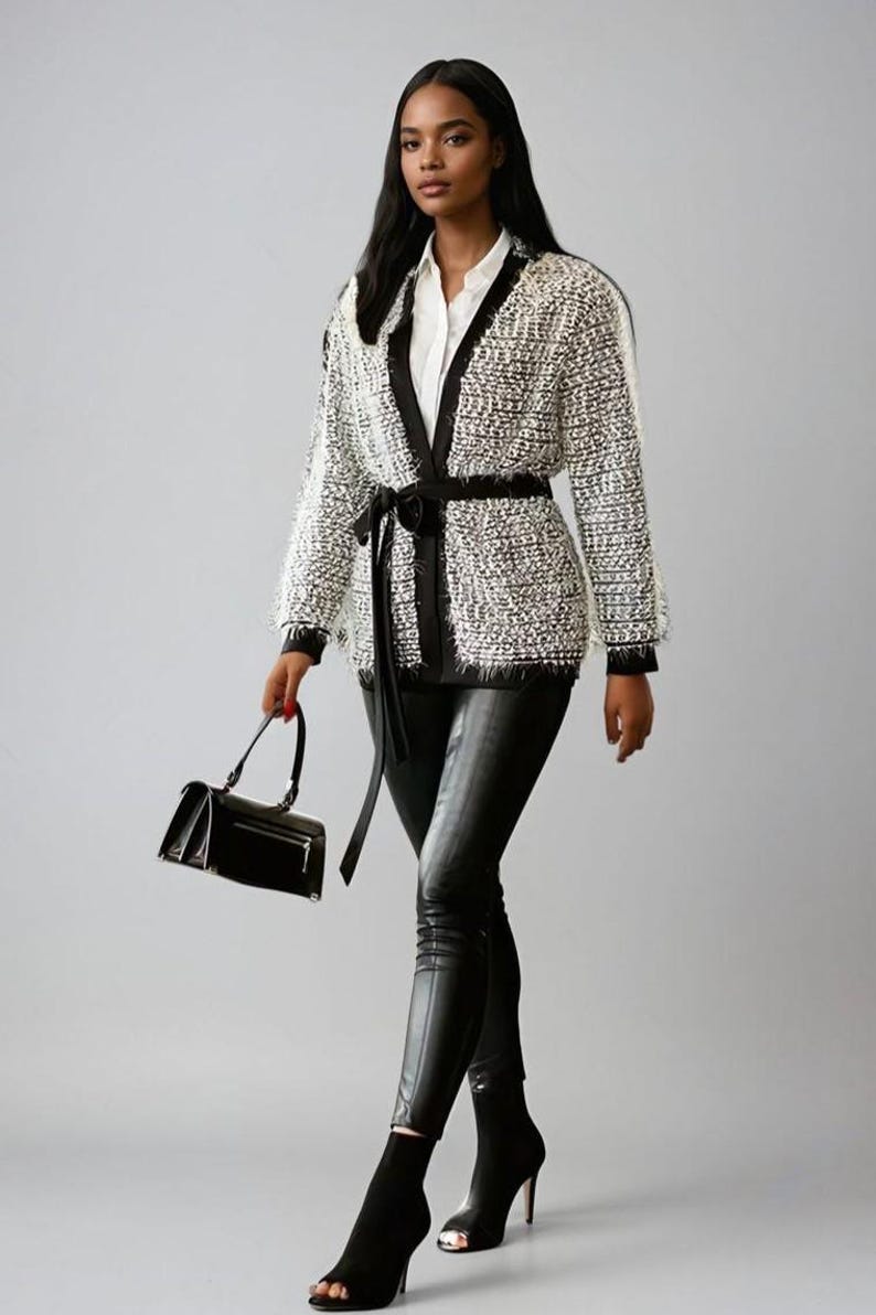 Cardigan Sewing Pattern for Women Easy DIY Knit Cardigan Sizes XXS-XXL ...