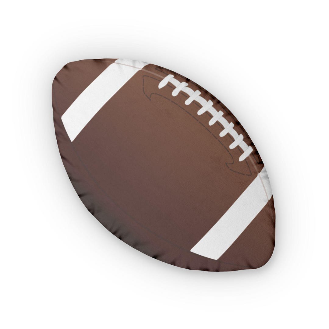 Football Shaped Pillow, Sports Decor, Game Day Gift, Team Spirit ...