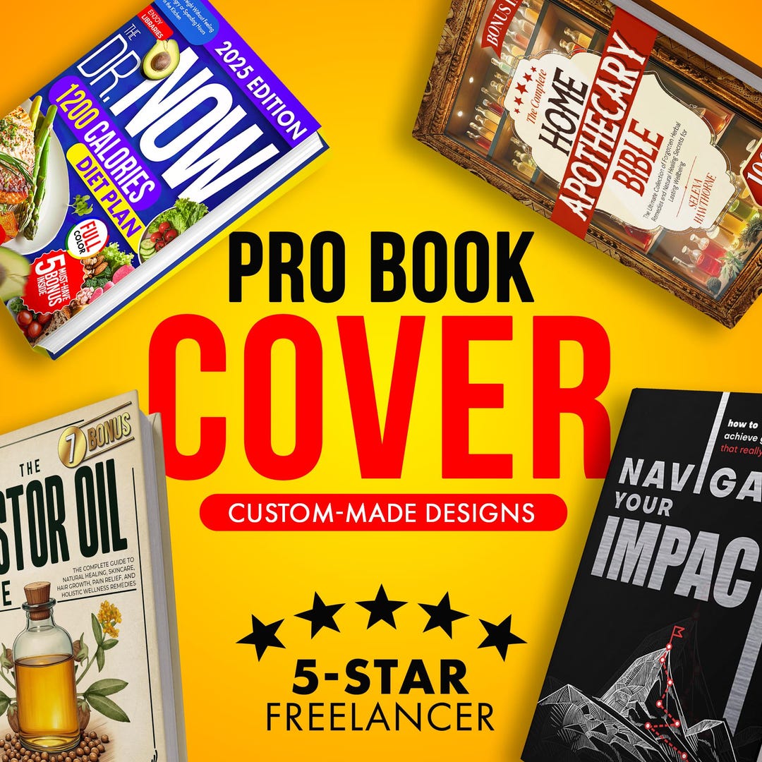 Personalized Book Cover Design for Kindle, Paperback & Ebook | Author ...