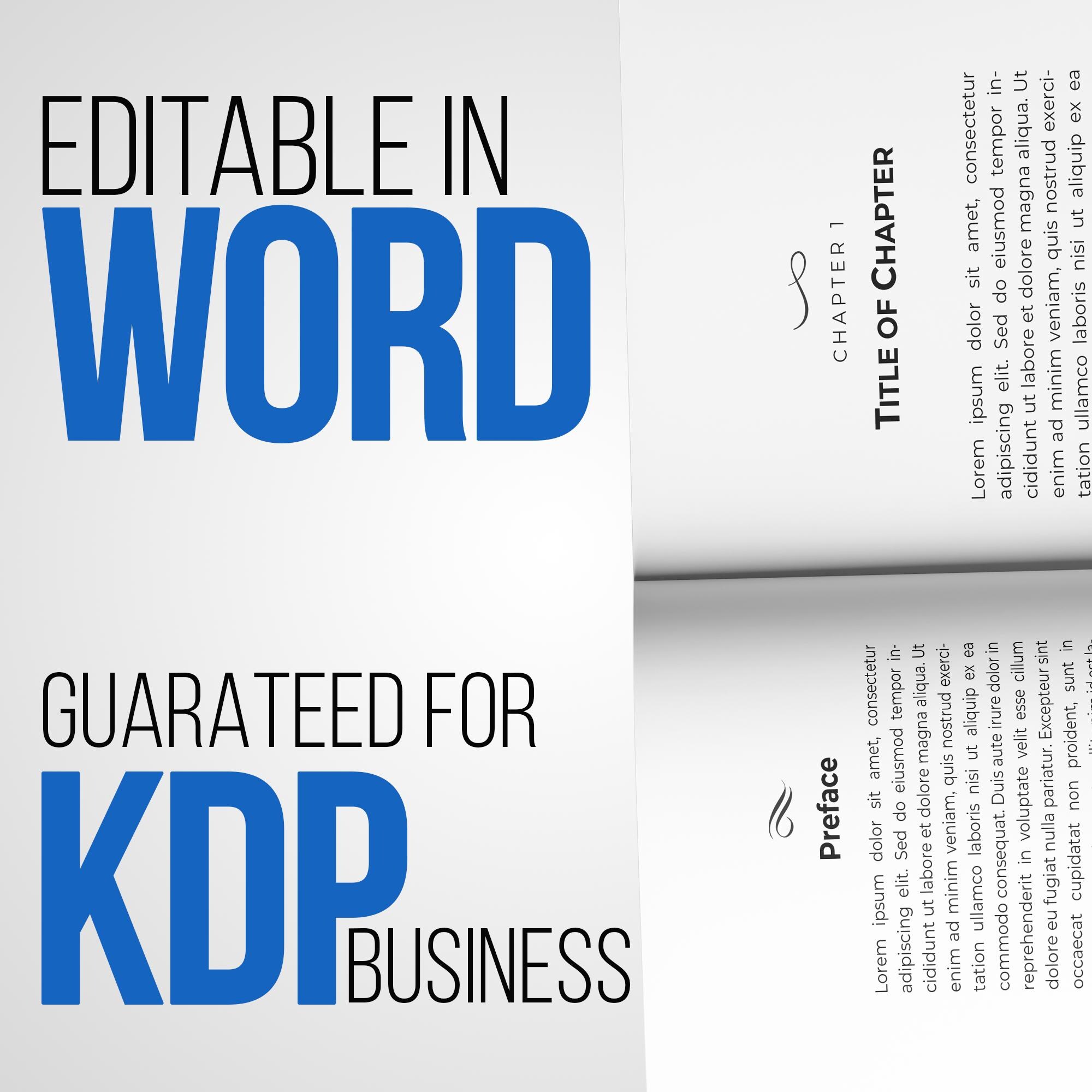 5x8 Editable Template for Microsoft Word – Perfect for KDP Self ...