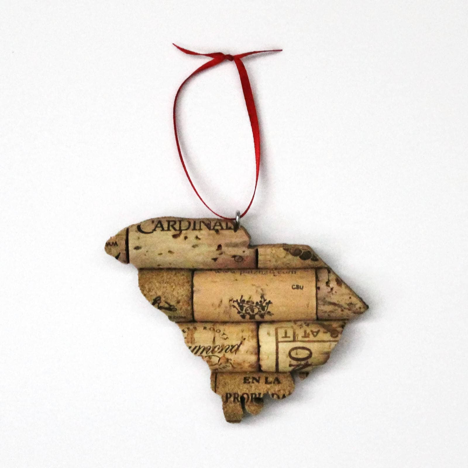 South Carolina Wine Cork Ornament State Ornament | Etsy