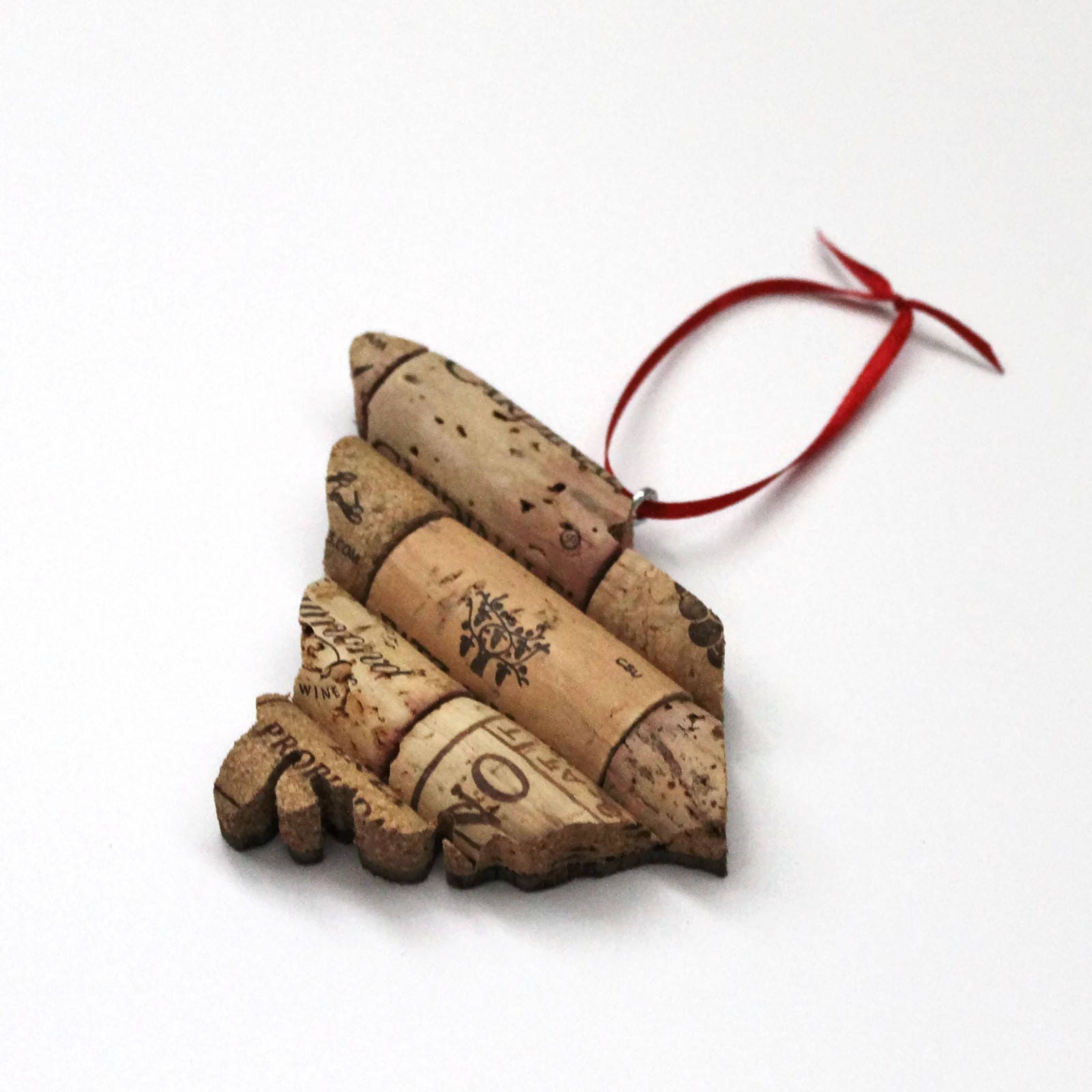 South Carolina Wine Cork Ornament State Ornament | Etsy