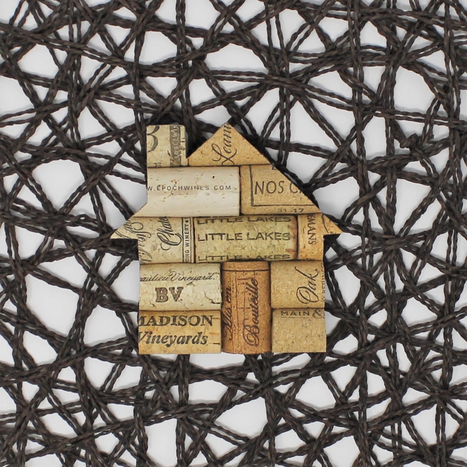 Bulk gifts for real estate clients wine cork coasters set | Etsy