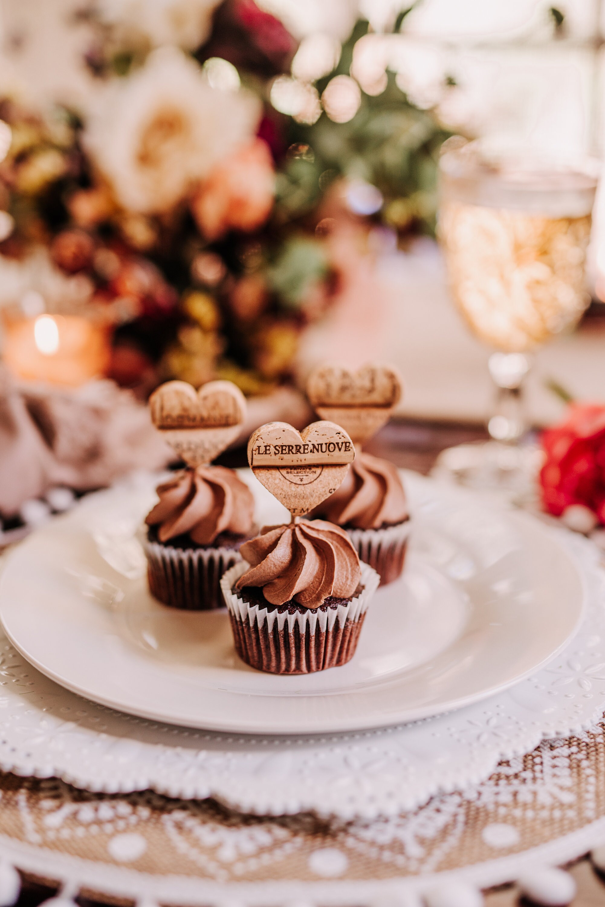 Rustic Wedding Cupcake Toppers Wedding Decor and Supplies - Etsy