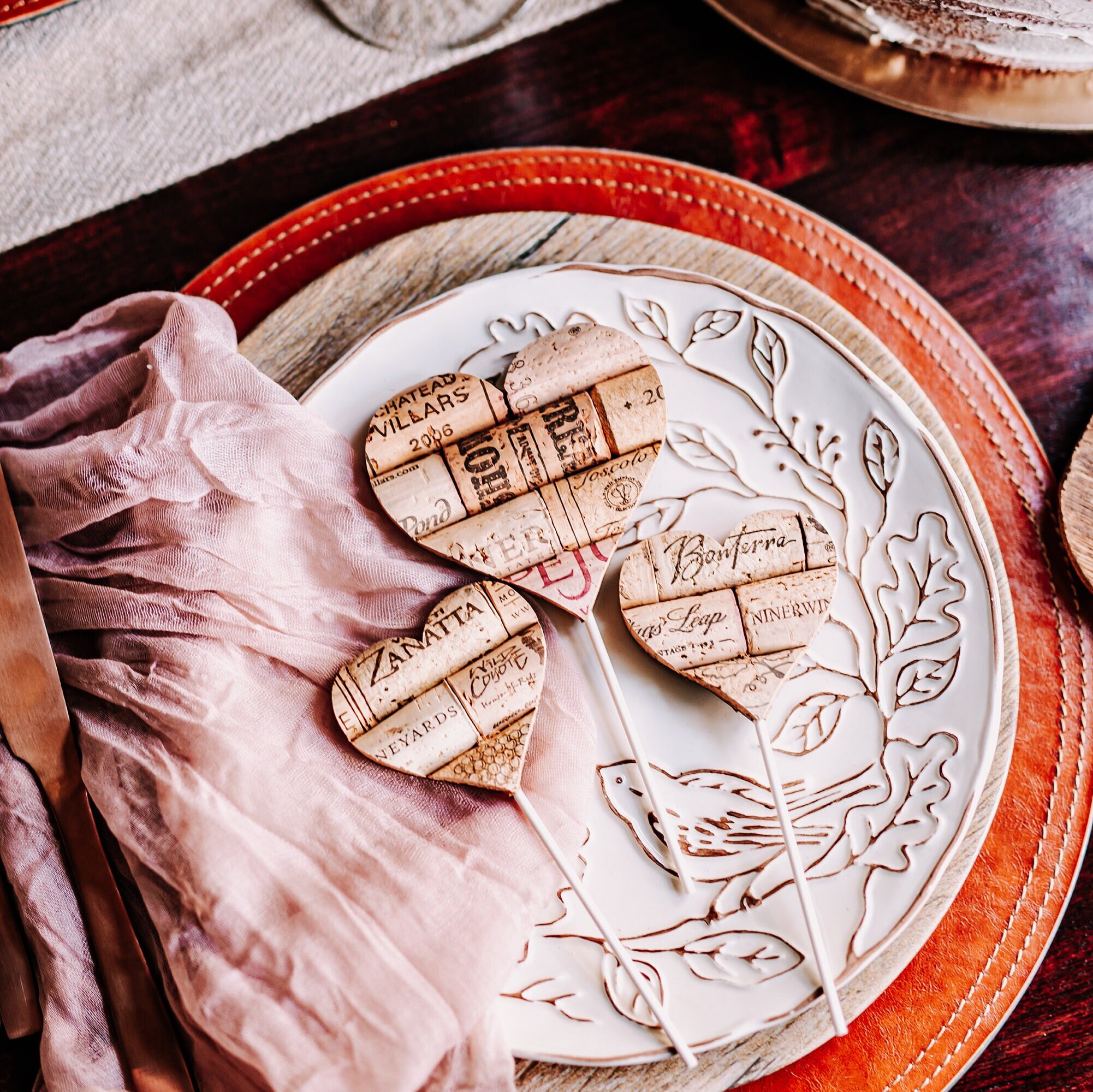 Rustic Cake Topper - Heart Shaped Wedding Cake Topper - Bridal Shower ...