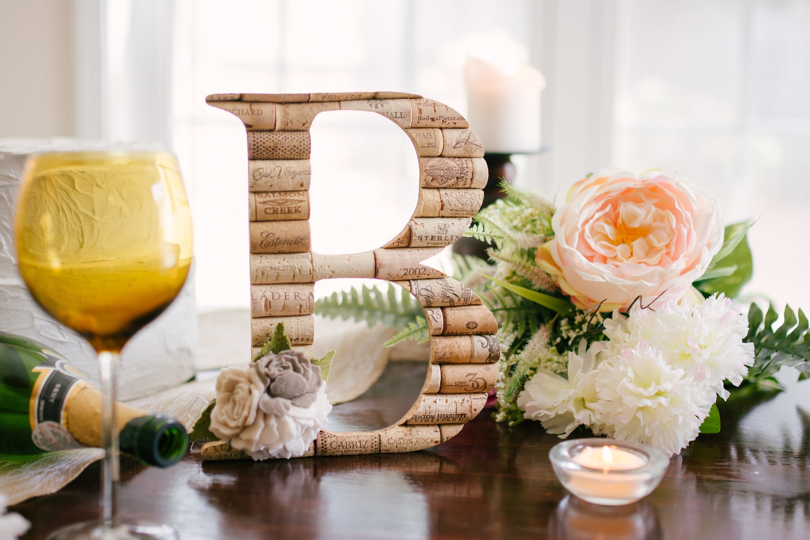 Rustic Wedding Monogram Rustic Wedding Decor Wedding Gift | Etsy