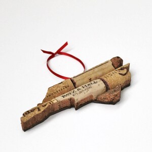 North Carolina Wine Cork Ornament - State Ornaments Personalized - Gift ...