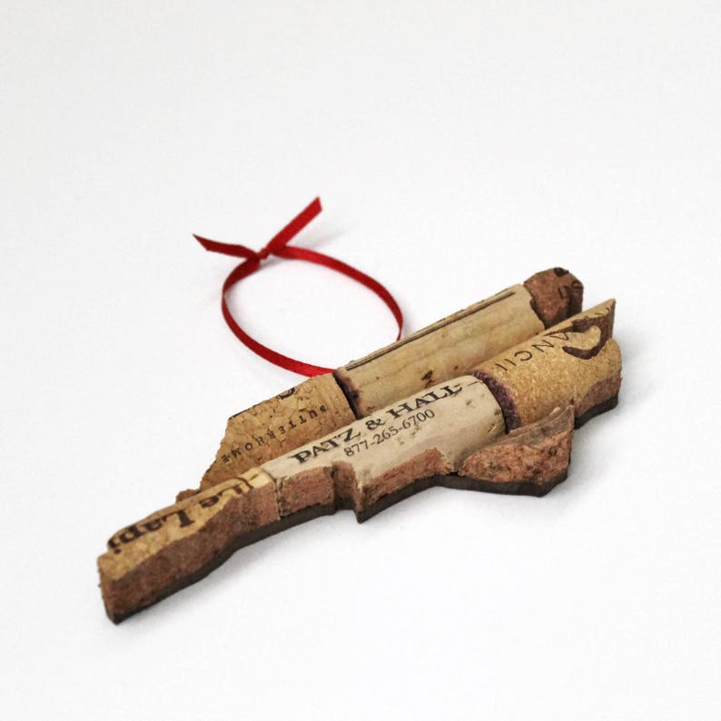 North Carolina Wine Cork Ornament - State Ornaments Personalized - Gift ...