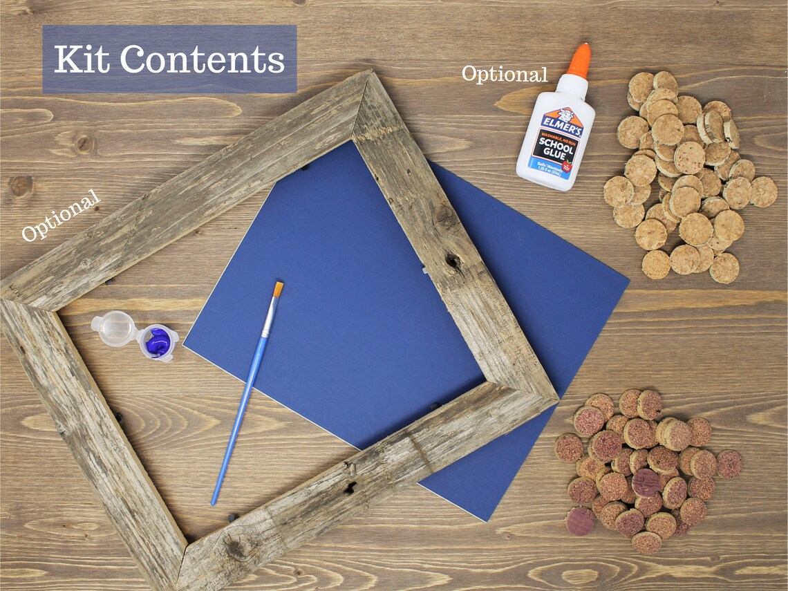 Rustic American Flag Diy Kit - 4th of July Decor - Craft Kits for ...