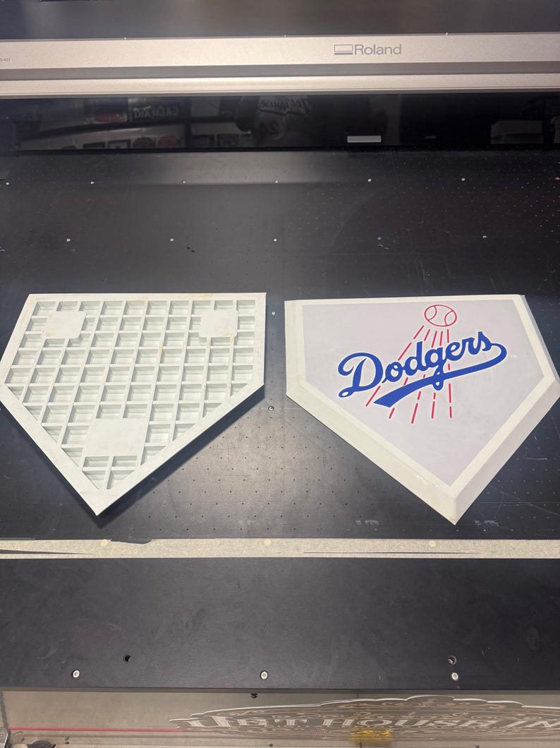 Dodger's Grey Home Plate - Etsy