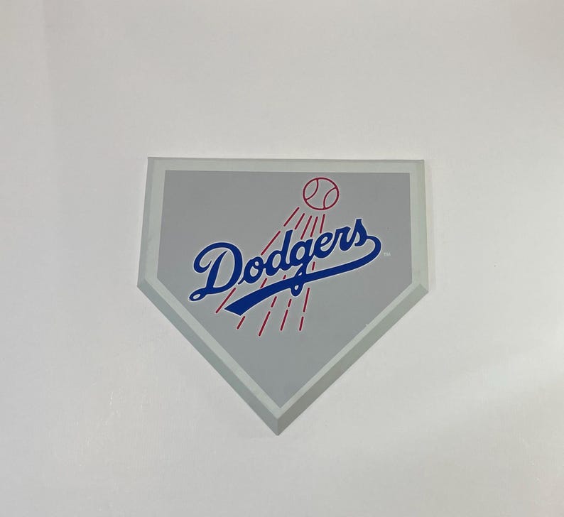 Dodger's Grey Home Plate - Etsy
