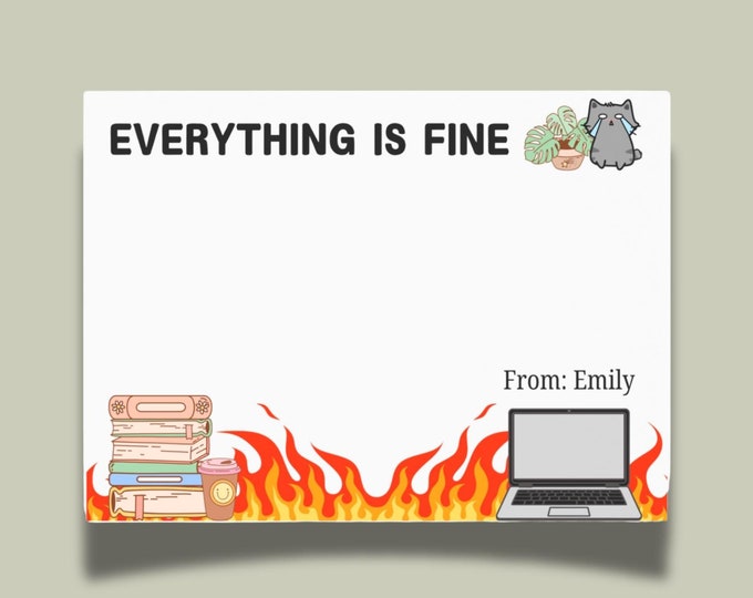 Funny Notepad, Listing Notepad, Note Pad, Gift for Her, Funny Long ...