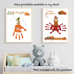 Christmas Handprint Reindeer Craft Printable, DIY Holiday Art Activity ...