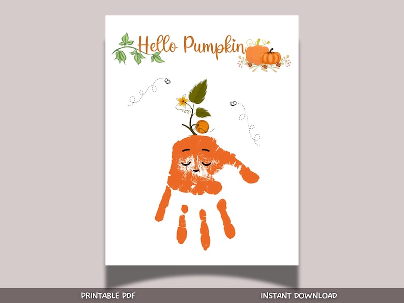 Thanksgiving Handprint Craft, Preschool Autumn Art Project for Kids ...