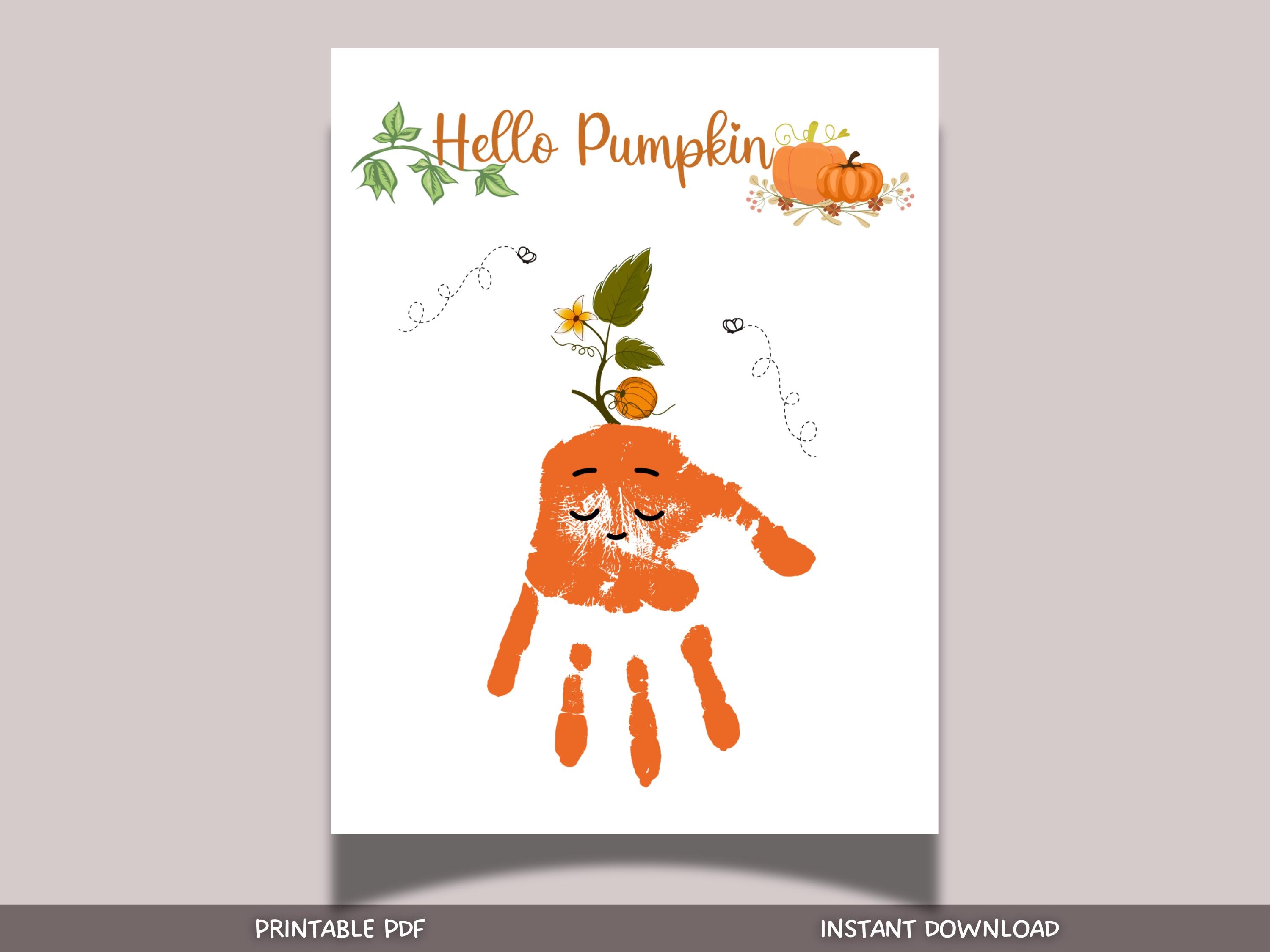 Thanksgiving Handprint Craft, Preschool Autumn Art Project for Kids ...