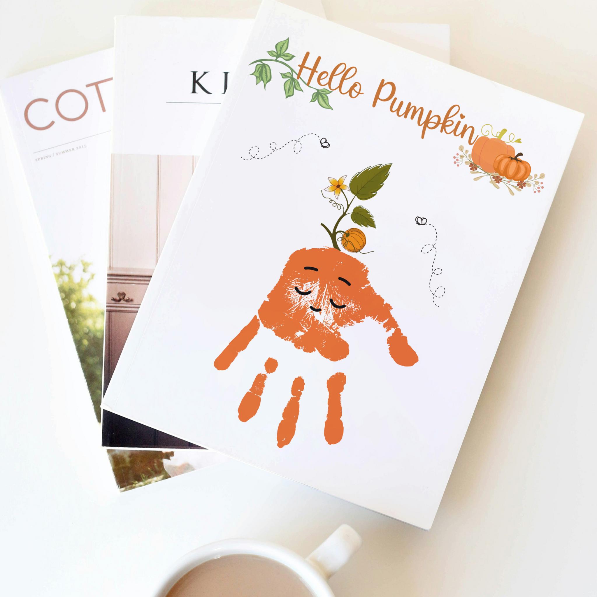 Thanksgiving Handprint Craft, Preschool Autumn Art Project for Kids ...