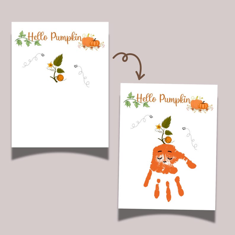 Thanksgiving Handprint Craft, Preschool Autumn Art Project for Kids ...