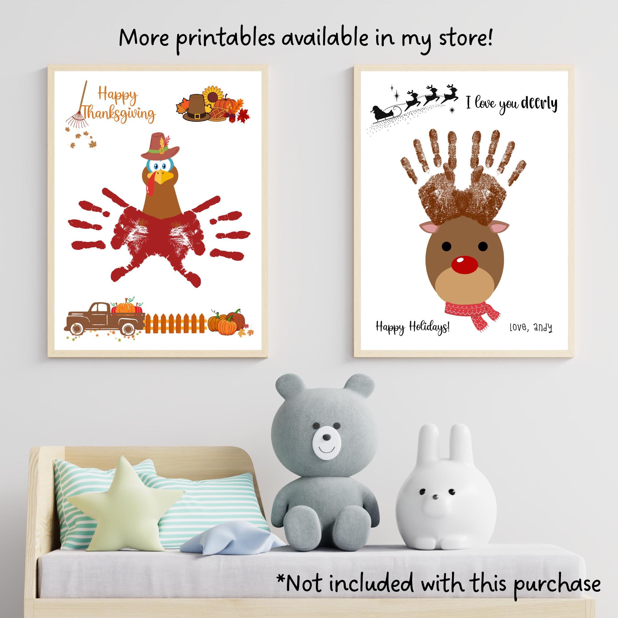 Thanksgiving Handprint Craft, Preschool Autumn Art Project for Kids ...