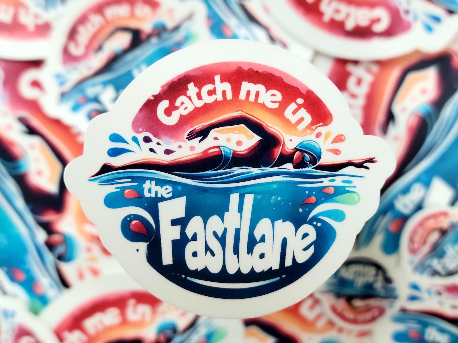 Swim Sticker Pack, Water Bottle Decals, Coach Gift, Swim Sticker, Swim ...