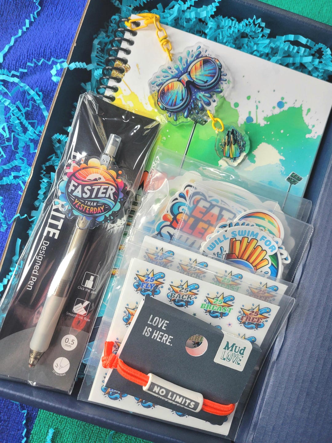 Ultimate Faster Than Yesterday Swim Gift Box • Swimmer Motivation Kit ...