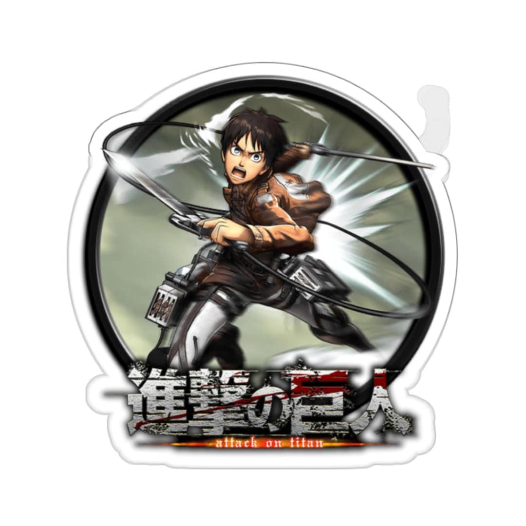 Anime Attack on Titans Sticker, Attack on Titan Decal, Japanese Manga ...