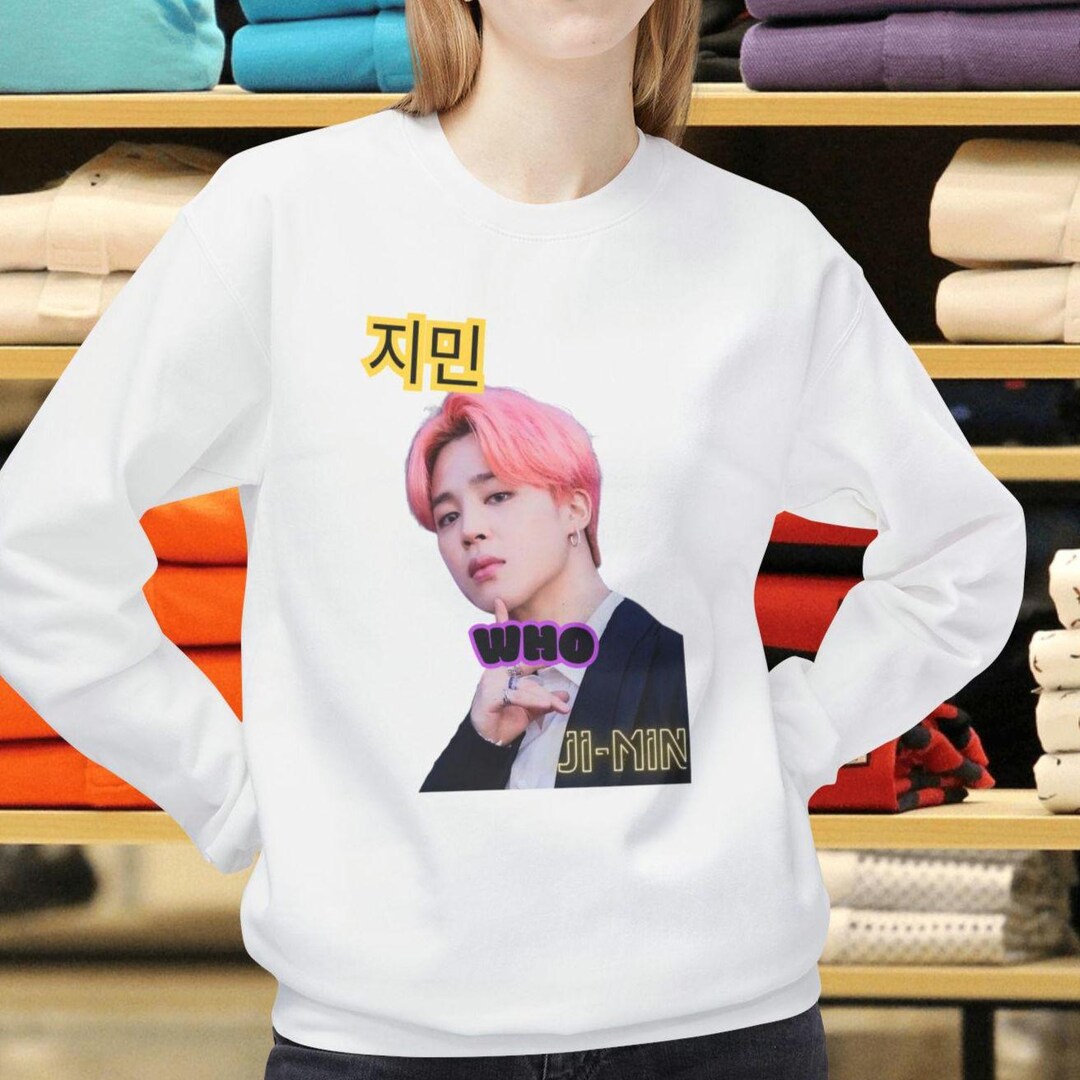 K-pop Jimin Who Sweatshirt, BTS Fan , Music Concert Sweatshirt, Unisex ...