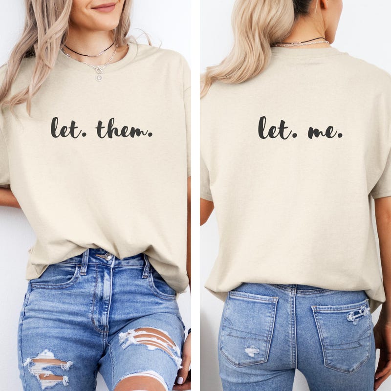 Let Them T Shirt - Etsy