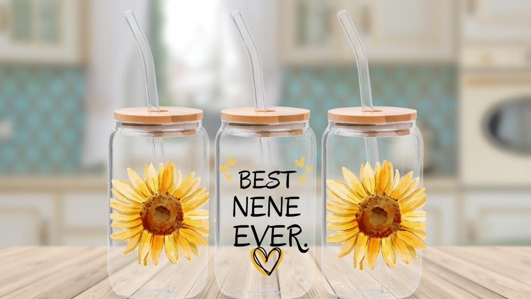 Nene Sipper Glass Cup, Best Nene Ever Gift for Best Nene Sipper Glass ...
