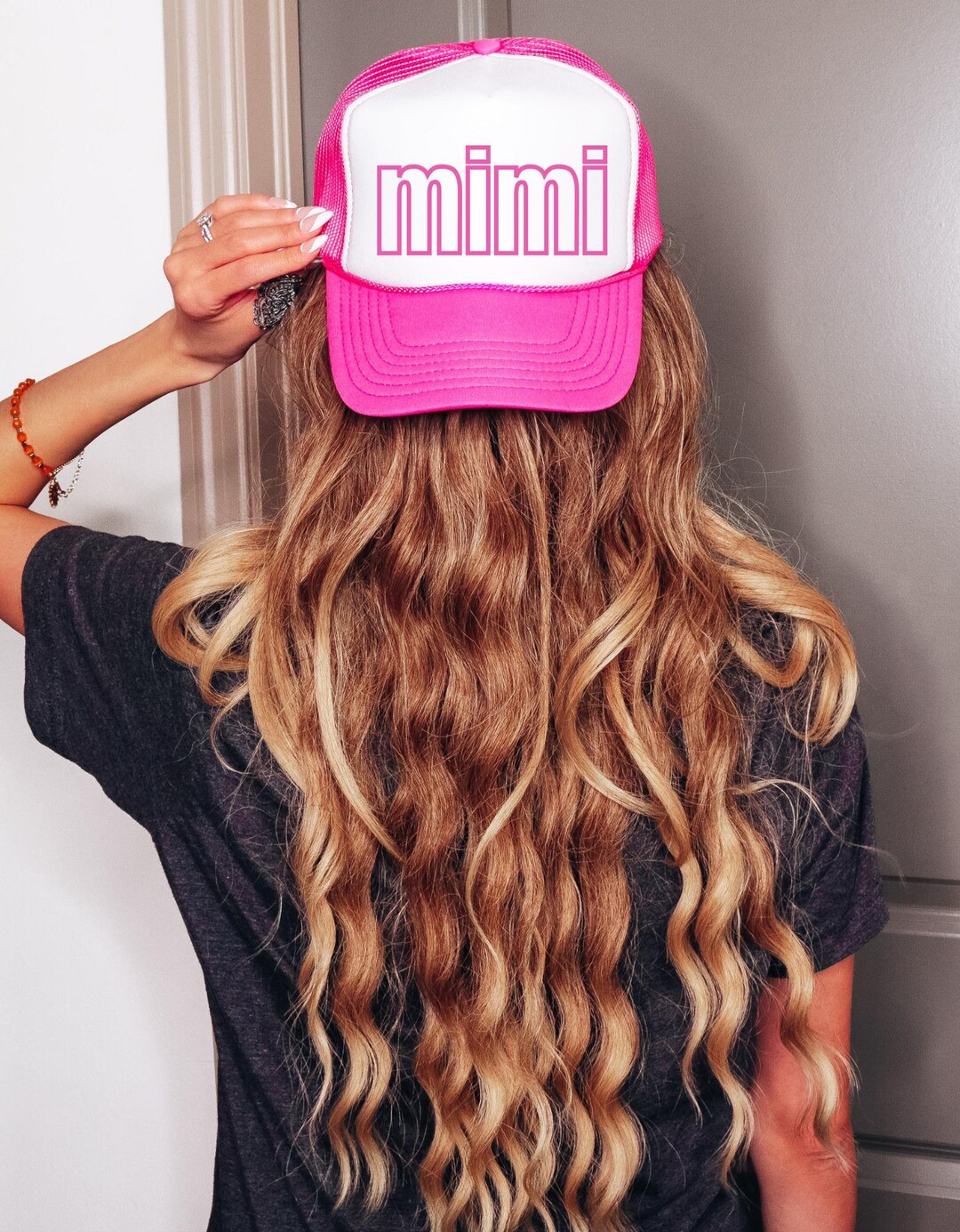 Custom Mimi Trucker Hat, Mimi Hat, Birthday Gift for Mimi, Mother's Day ...