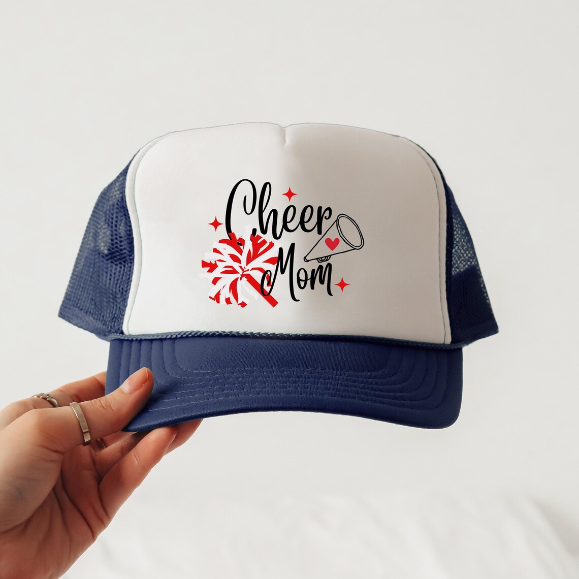 Cheer Mom Trucker Hat, Cheer Mom Hat, Cheer Mom Gift for Cheer Mom ...