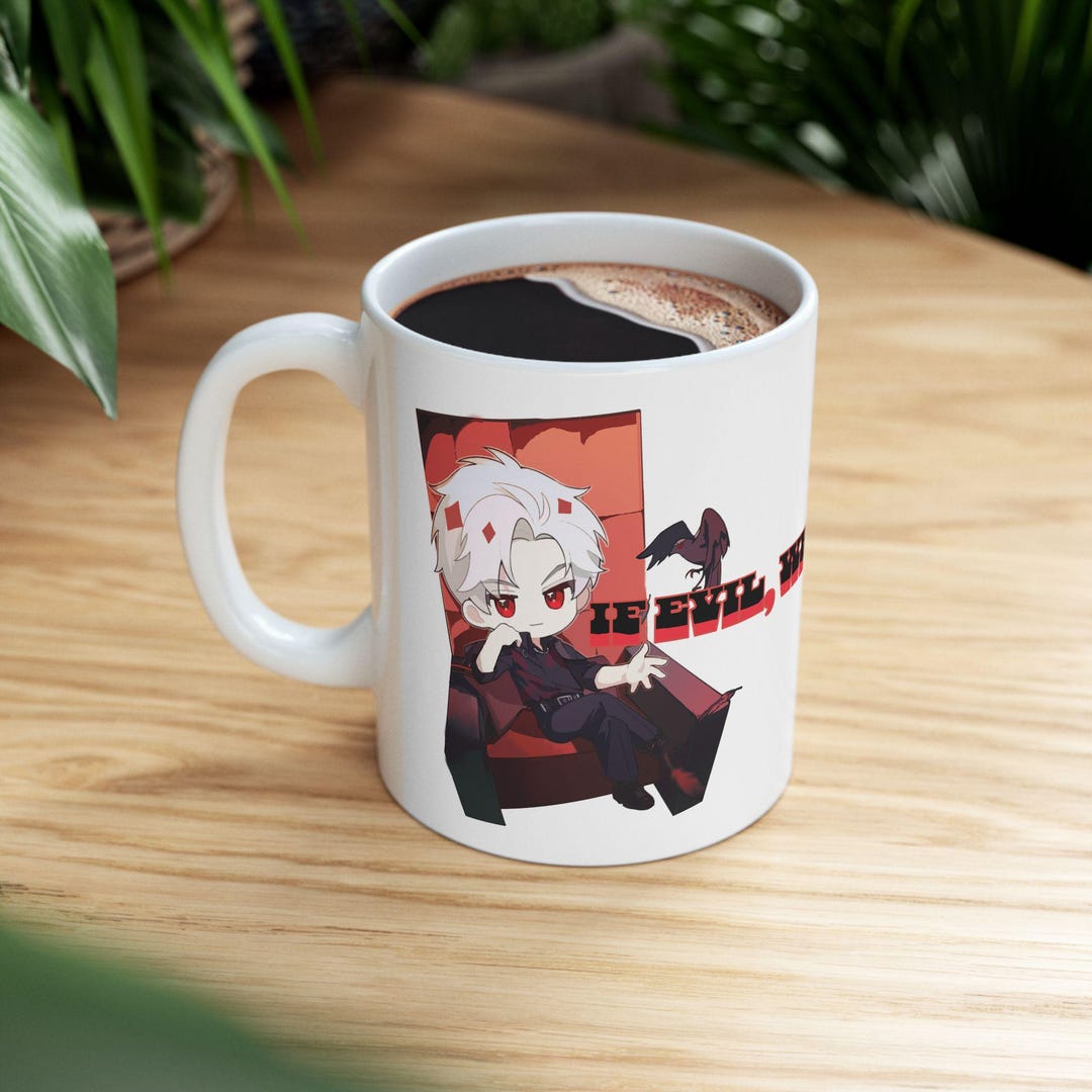Sylus If Evil Why Hot Meme Love and Deepspace Ceramic Mug Cute Coffee ...