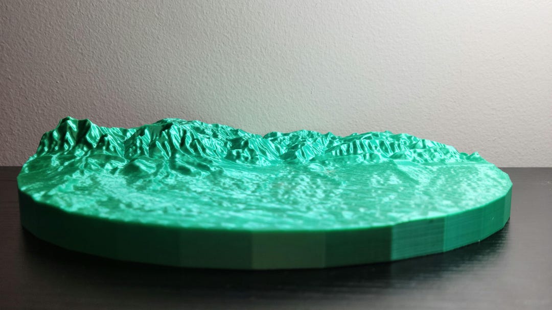 Boulder | Colorado | 3D Elevation Model | Wall/desk Art - Etsy