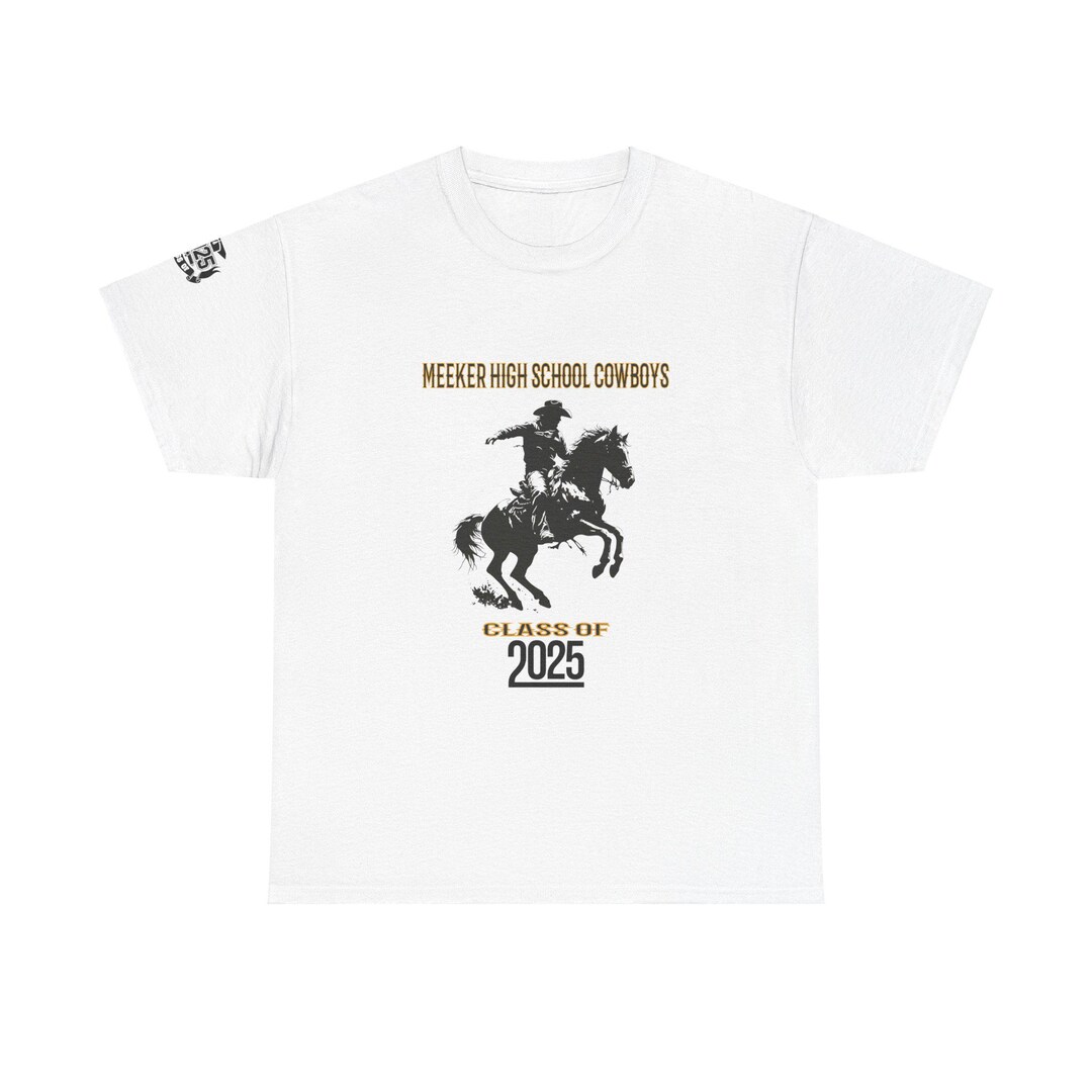 High School Cowboy Tee, Class of 2025 Graduation Gift, Unisex T Shirt ...