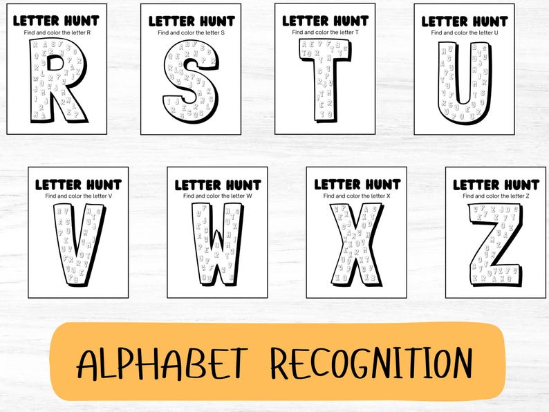 Alphabet Tracing Worksheets for Kids, Printable Letter Tracing Workbook ...
