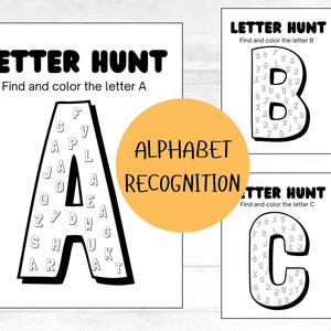Alphabet Tracing Worksheets for Kids, Printable Letter Tracing Workbook ...